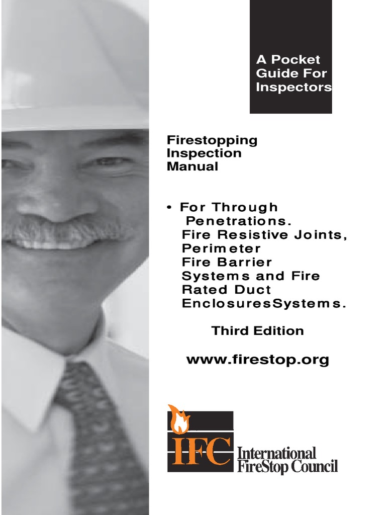 Pocket Guide For Firestopping Inspection Manual Pdf Duct Flow Wall