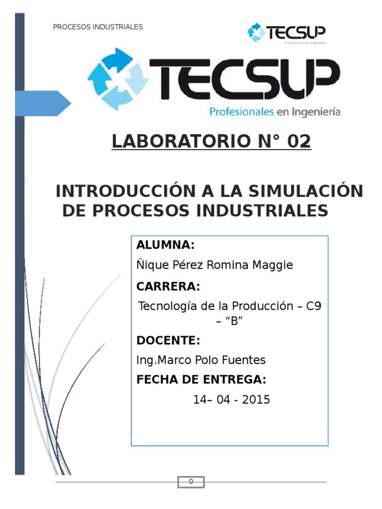 Lab 02 Procesos Industriales | PDF | Microsoft Excel | Automatización