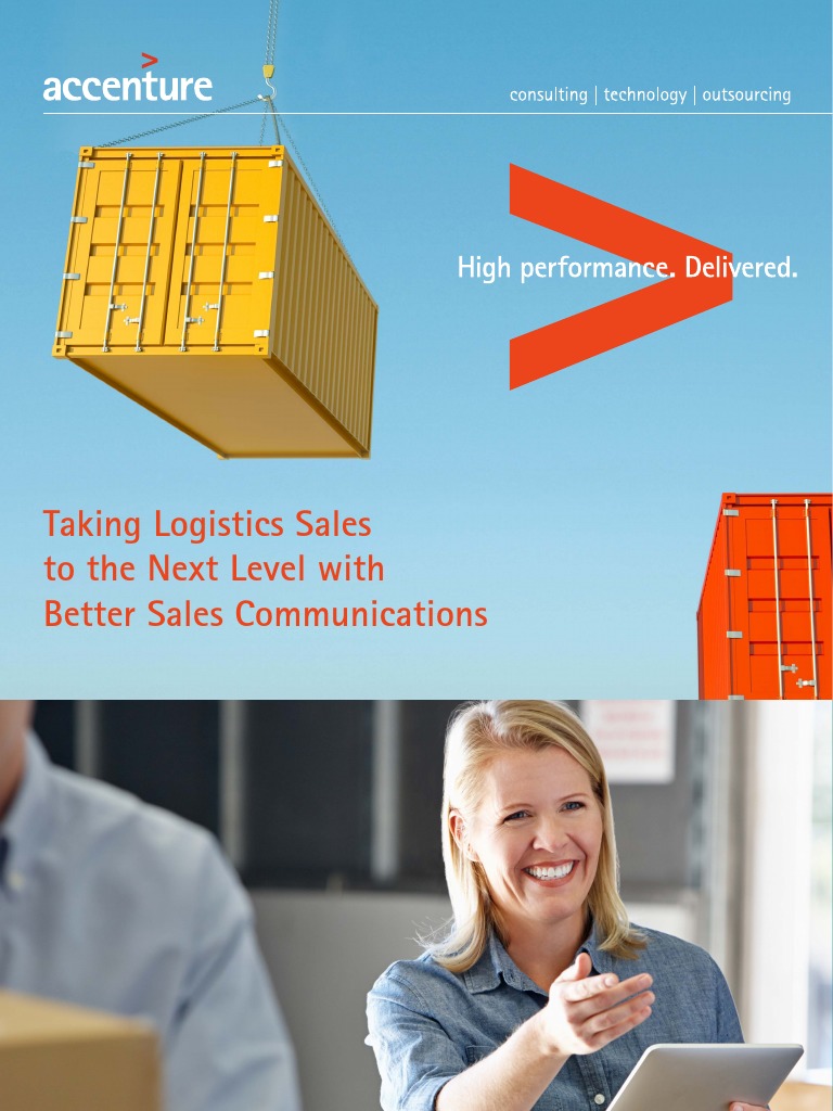 Accenture - Improving Logistics Services-Sales With Better Sales ...