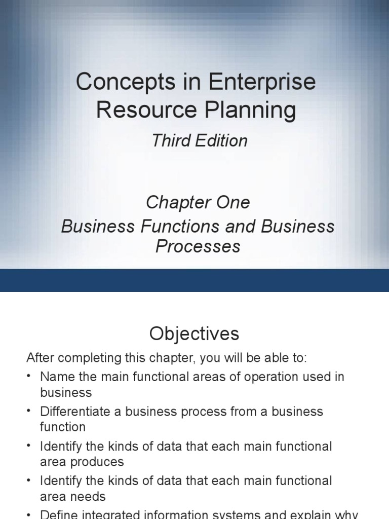 Main Business Functions Explained | PDF | Enterprise Resource Planning ...