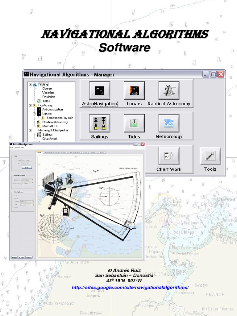 Software Navigational Algorithms - Astro | PDF | Navegación | Geografía