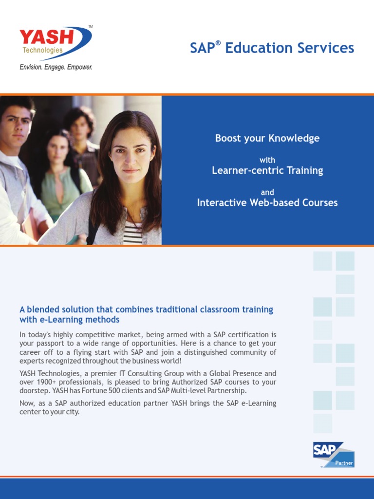 SAP Education Services: Boost Your Knowledge | PDF | Sap Se ...