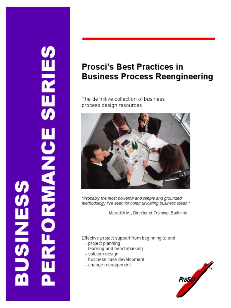 Prosci's Best Practices in Business Process Reengineering: The ...