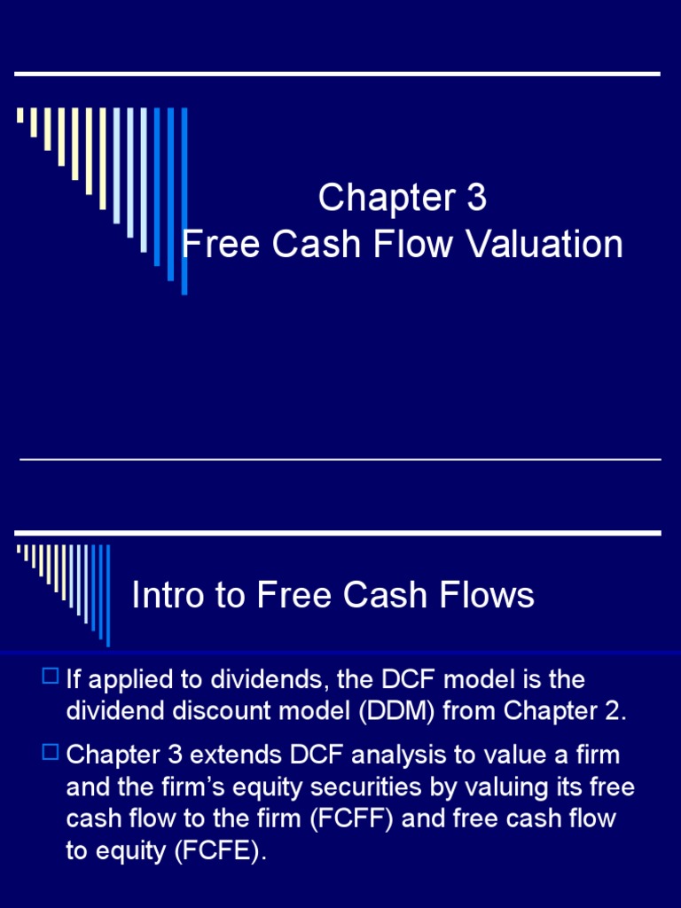 Ch03 - Free Cash Flow Valuation | PDF | Cost Of Capital | Free Cash Flow