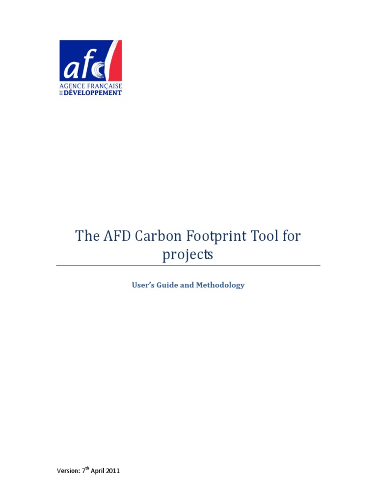 Carbon Footprint User Guide | PDF | Carbon Footprint | Greenhouse Gas