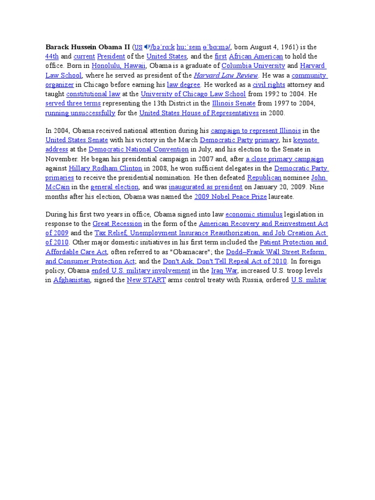 Barack Hussein Obama II (: Harvard Law Review | PDF