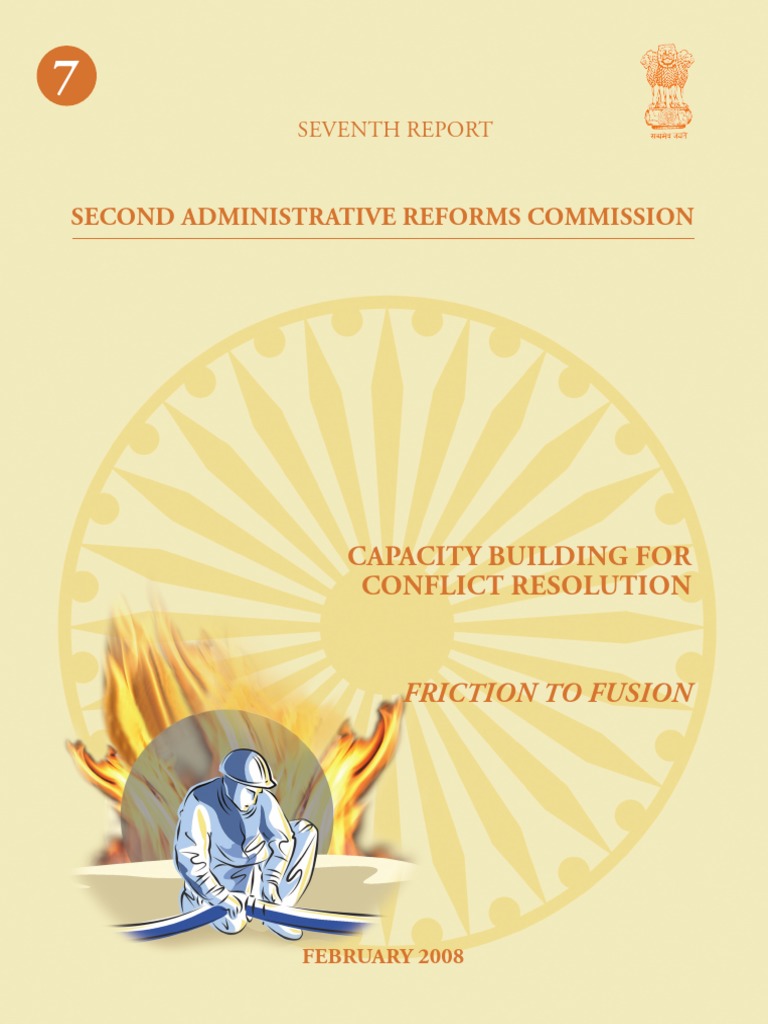 Second Administrative Reforms Commission's 7th Report | PDF | Public ...