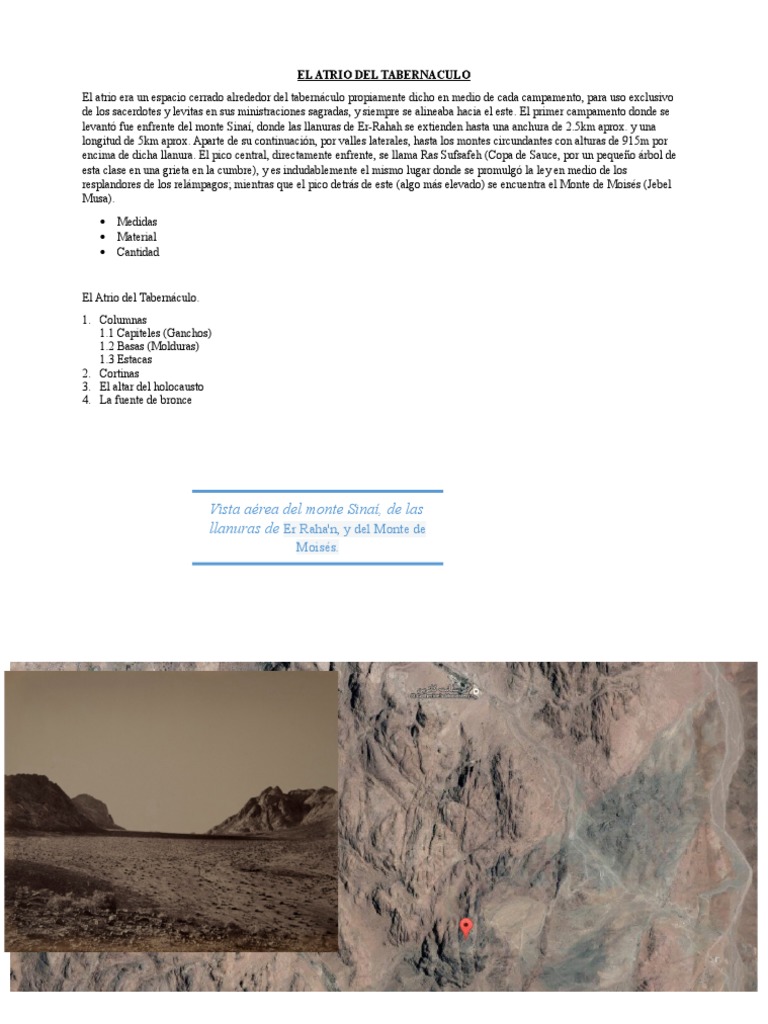 El Atrio del Tabernáculo | PDF | Religión y espiritualidad