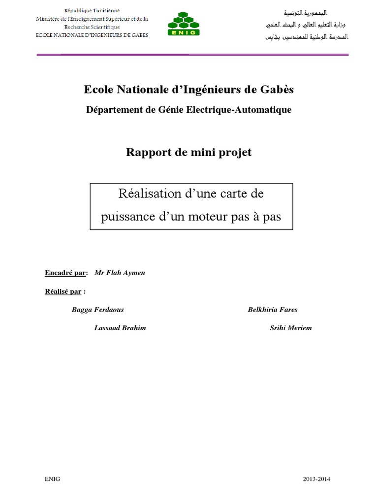 Rapport Mini Projet | PDF | Transistor | Électrotechnique