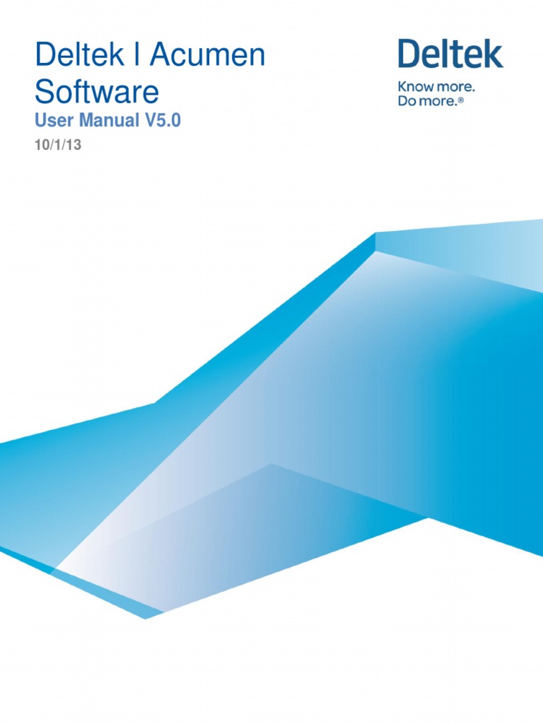 Deltek Acumen | PDF | Risk | Benchmarking