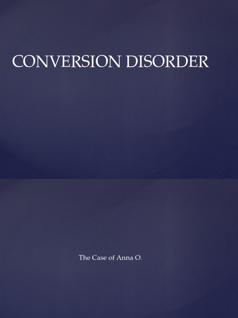 Conversion Disorder | PDF | Psychotherapy | Schizophrenia