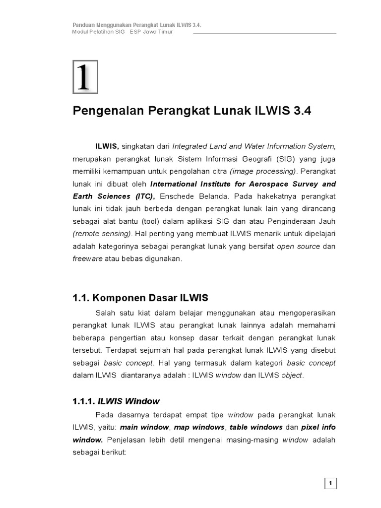 Modul Ilwis | PDF | Komputer