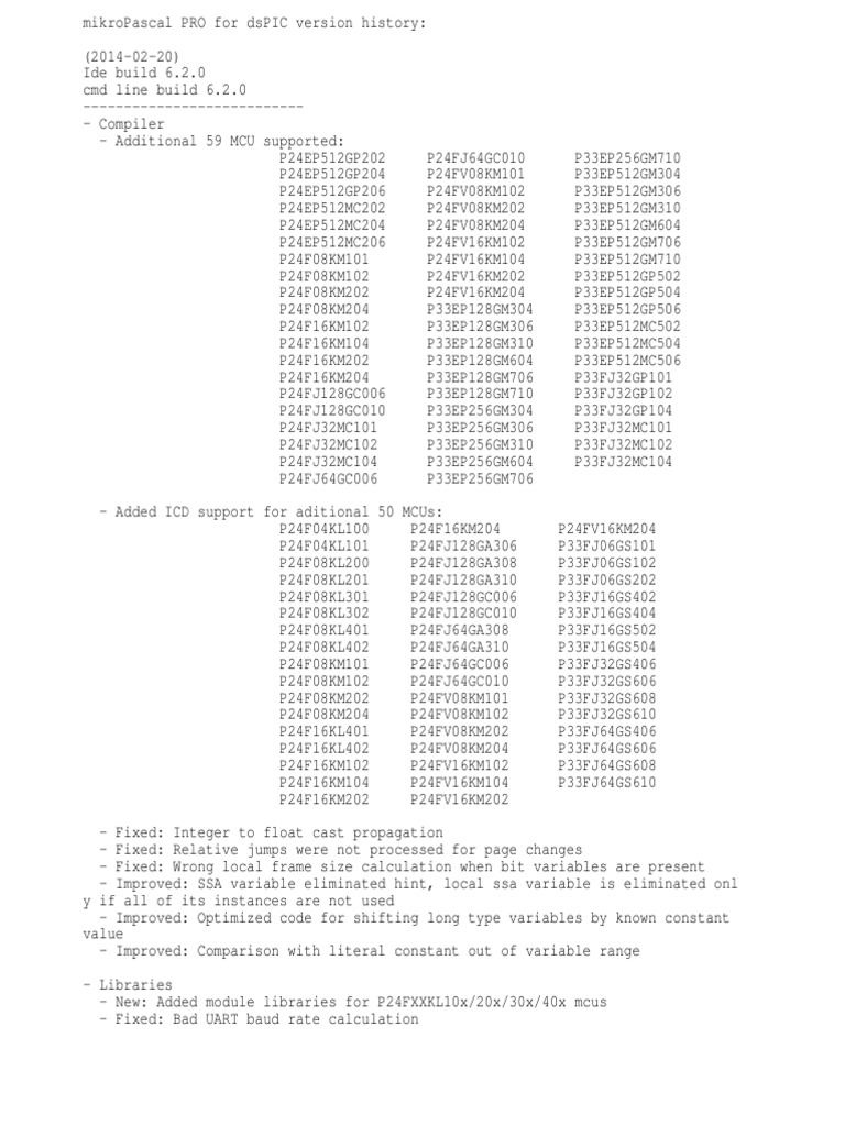 Whats New | PDF | Library (Computing) | Pic Microcontroller