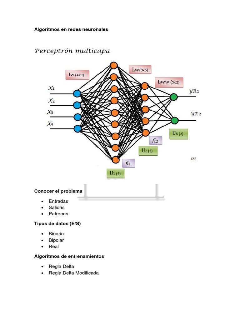 Perceptrón Multicapa | PDF | Red neuronal artificial | Lenguaje de programación