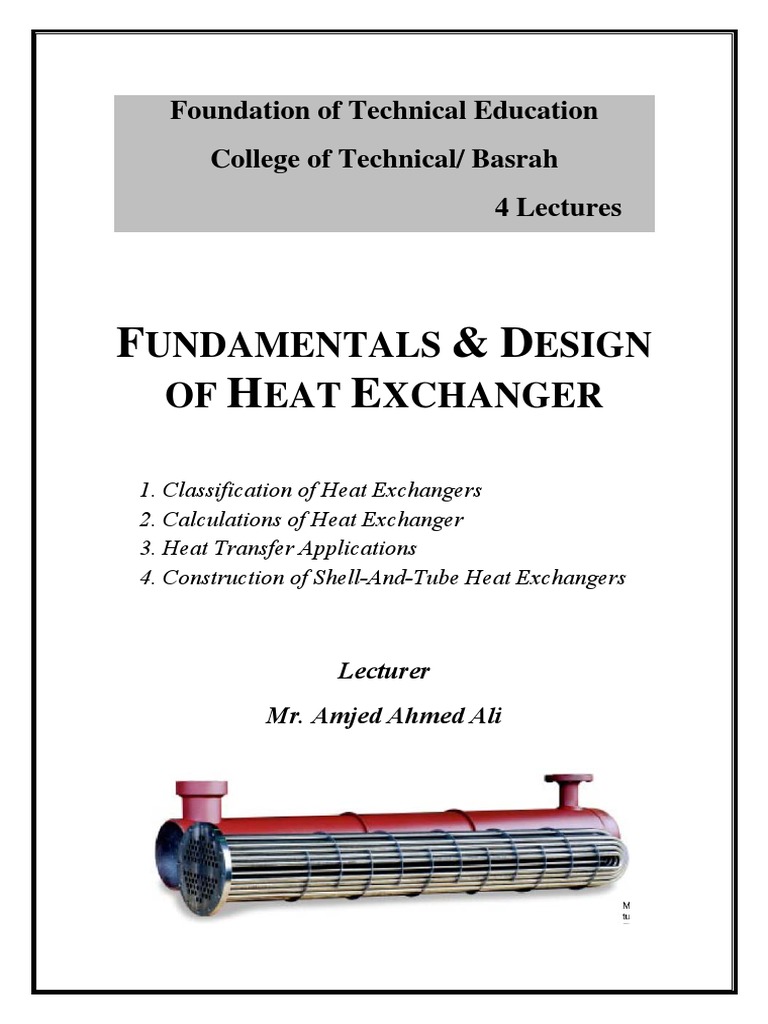 Heat Exchanger | PDF | Heat Exchanger | Heat Transfer