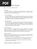 CXC Visual Arts Journal Structure | PDF