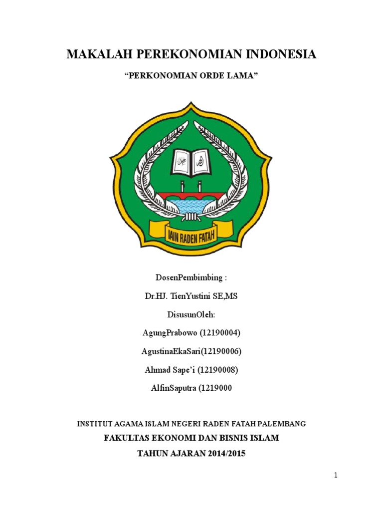 PErekonomian Orde Lama | PDF