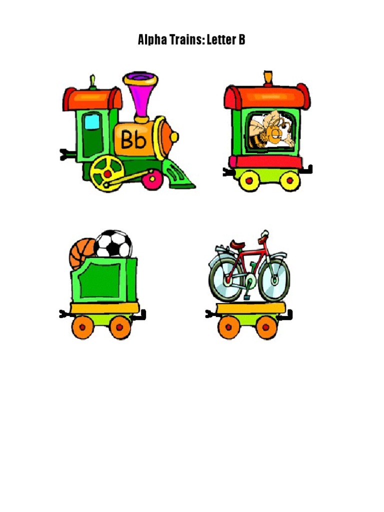 Alpha Trains: Focus on Letter B | PDF