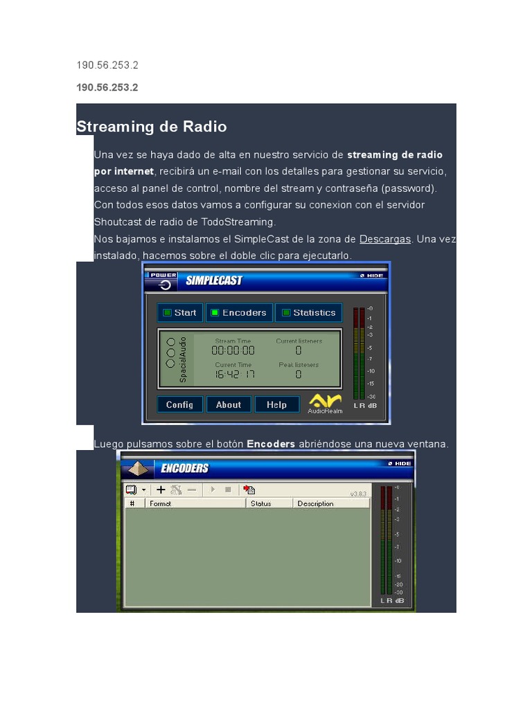 Manual Del SimpleCast | PDF | Informática | Tecnología