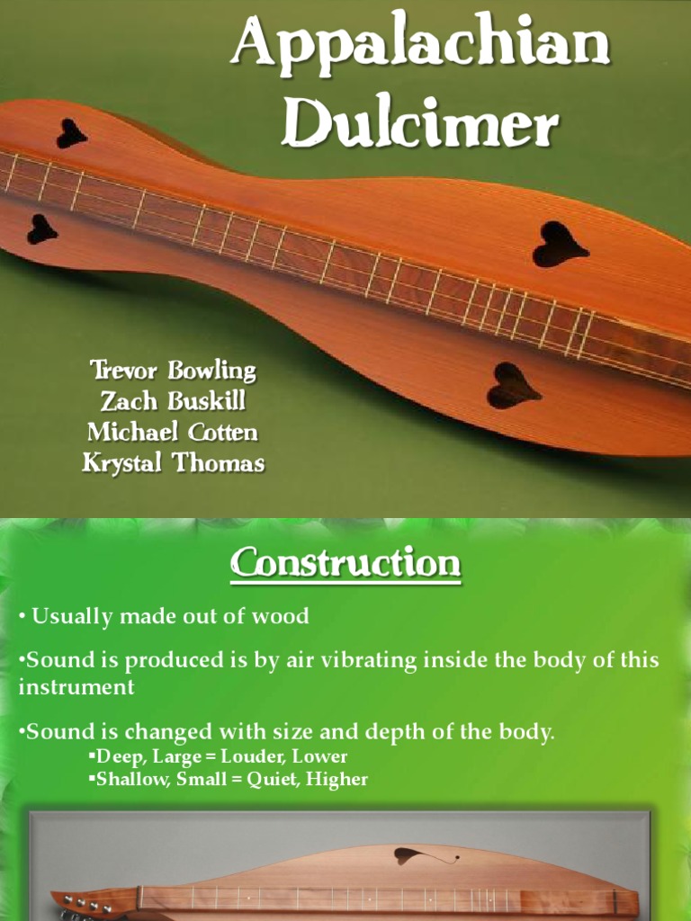 Appalachian Dulcimer | PDF | String Instruments | Musical Instruments
