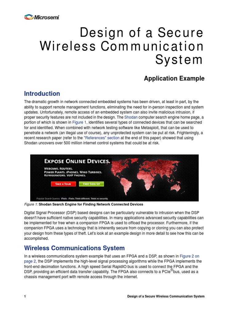Design Sec Wireless Comm Sys | PDF | Field Programmable Gate Array ...