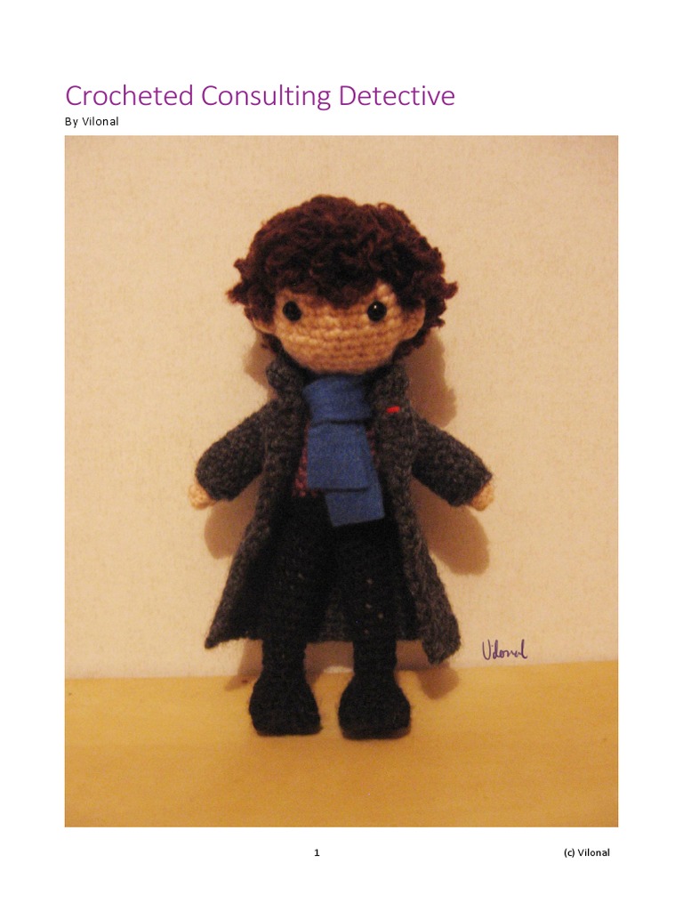 Sherlock Amigurumi Pattern | PDF