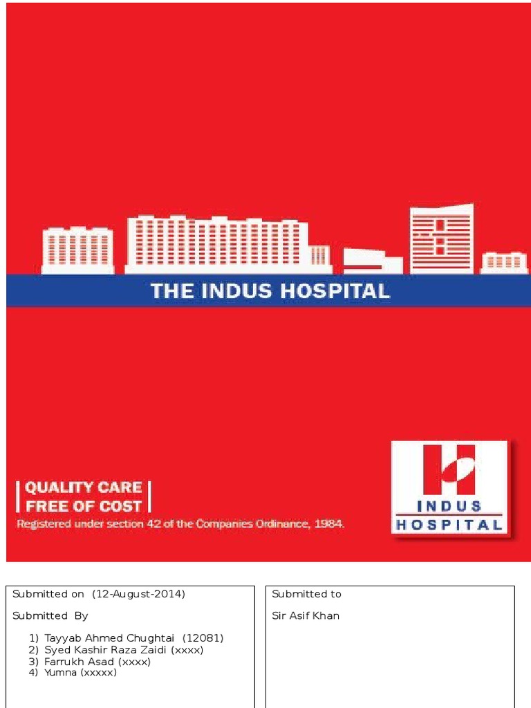 Indus Hospital | PDF | Residency (Medicine) | Tuberculosis