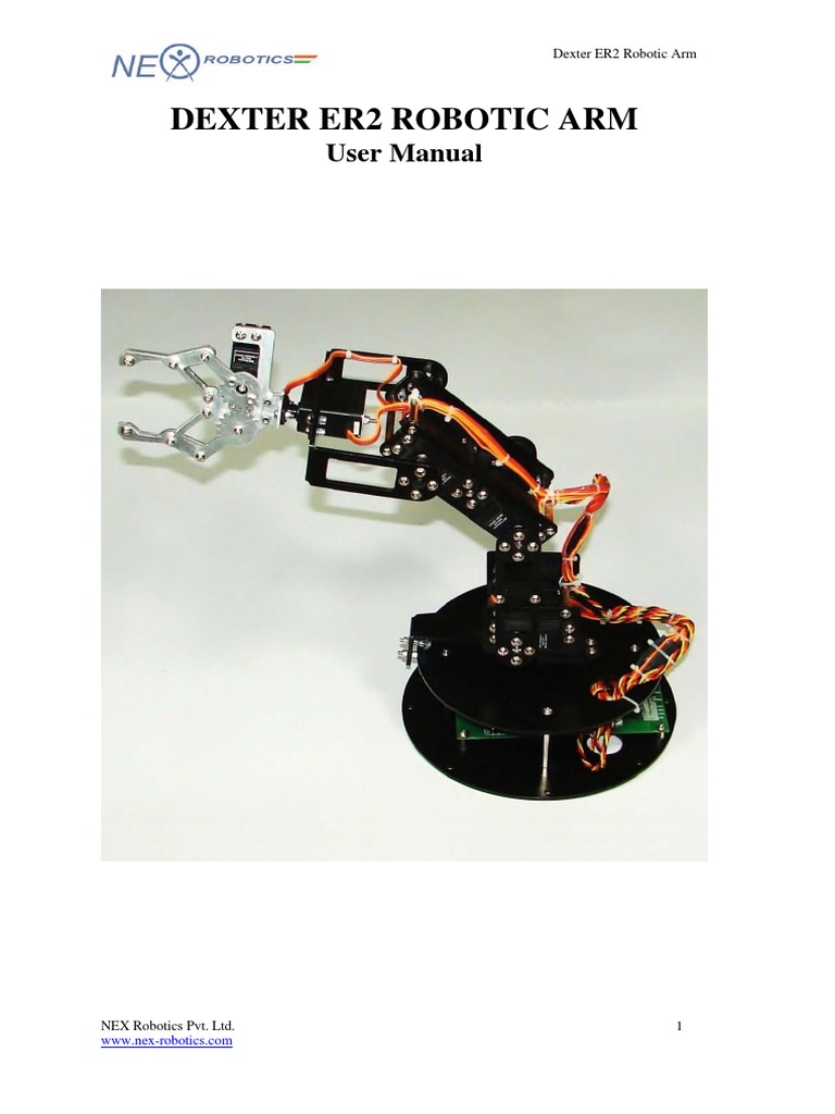 Dexter Er-2 Robotic Arm 2011-09-30 | PDF | Robotics | Canadarm