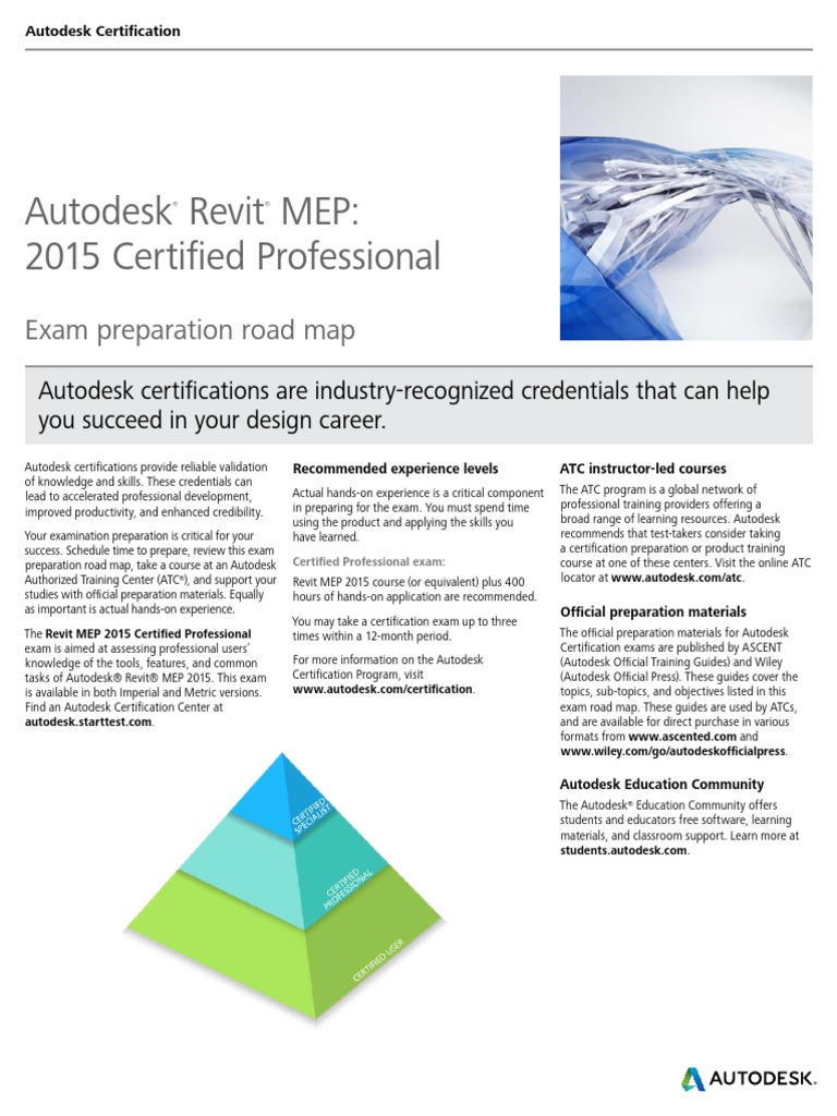 Autodesk Revit MEP 2015 Certification Roadmap | PDF | Autodesk Revit ...