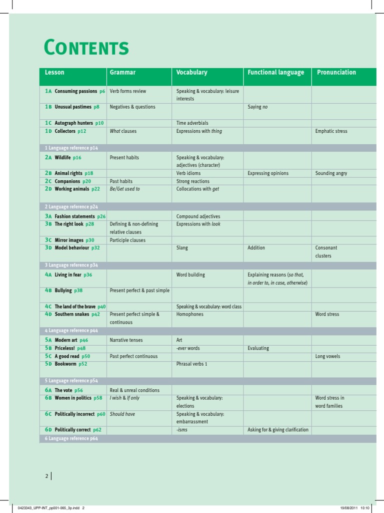 Straightforward Upp Int Scope and Sequence | PDF | Verb | Idiom