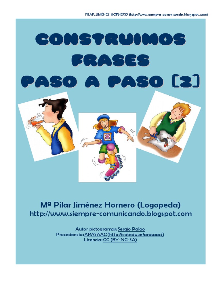 Construcción de Frases con Pictogramas | PDF
