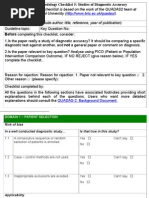 QUADAS-2 Tool for Bias Assessment | PDF | Bias | Risk