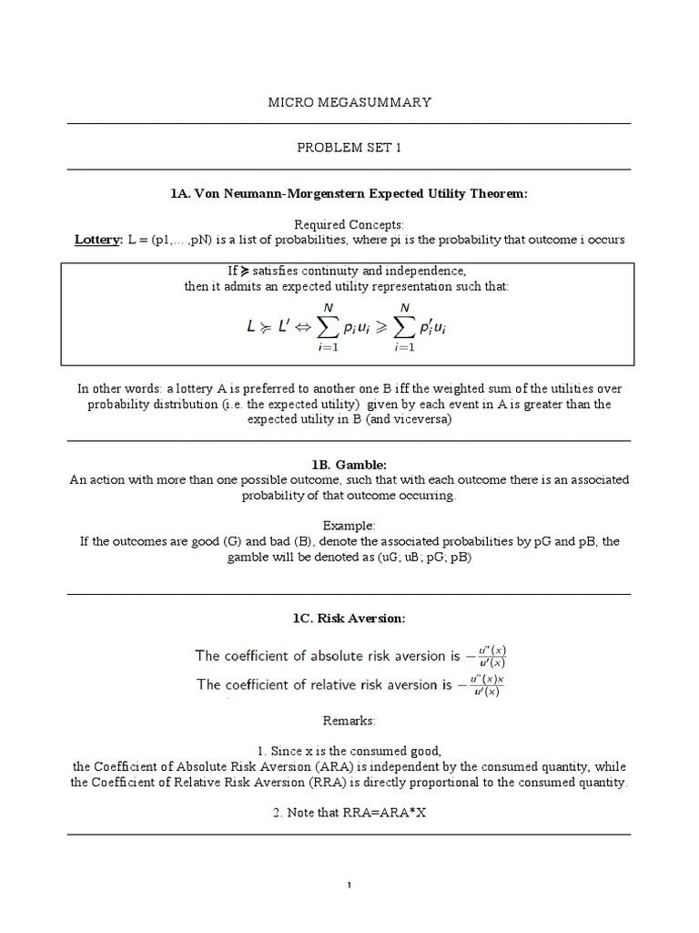 Micro Megacourse: An Introduction to Game Theory and Strategic Thinking ...