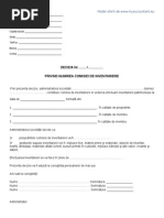 Proces Verbal Instruire Personal | PDF