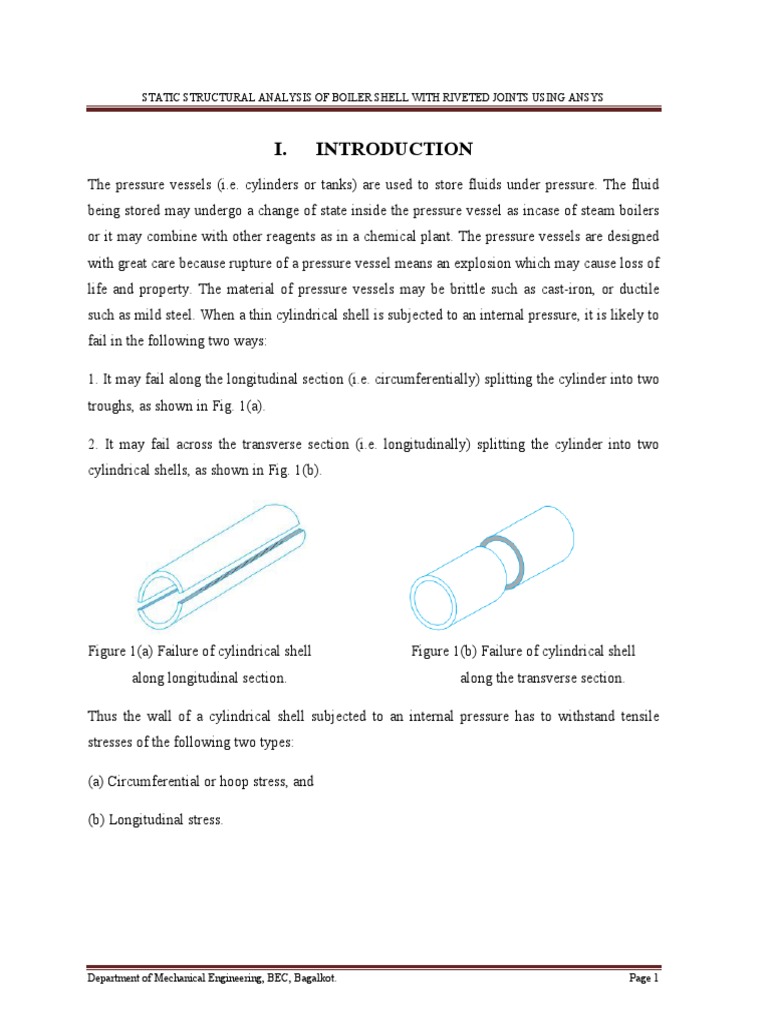 Pressure Vessel | PDF | Stress (Mechanics) | Structural Analysis
