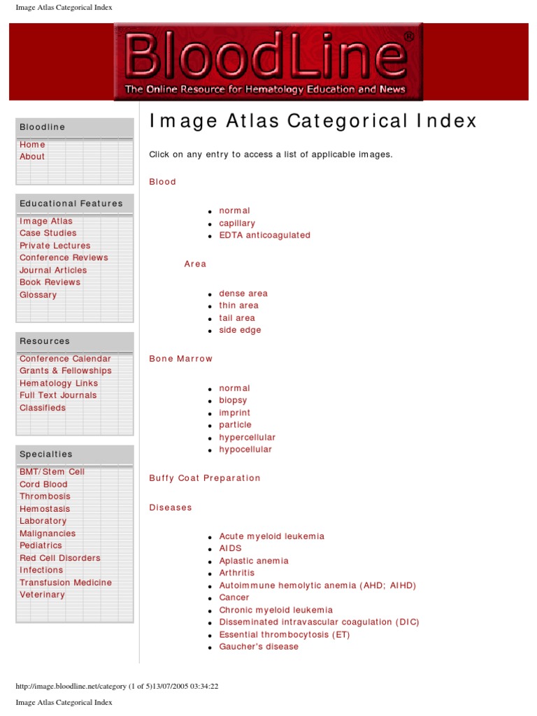 Hematology Atlas | PDF | Platelet | Lymphocyte