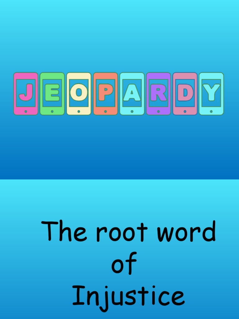 Jeopardy Root Words | PDF | Morphology | Philology