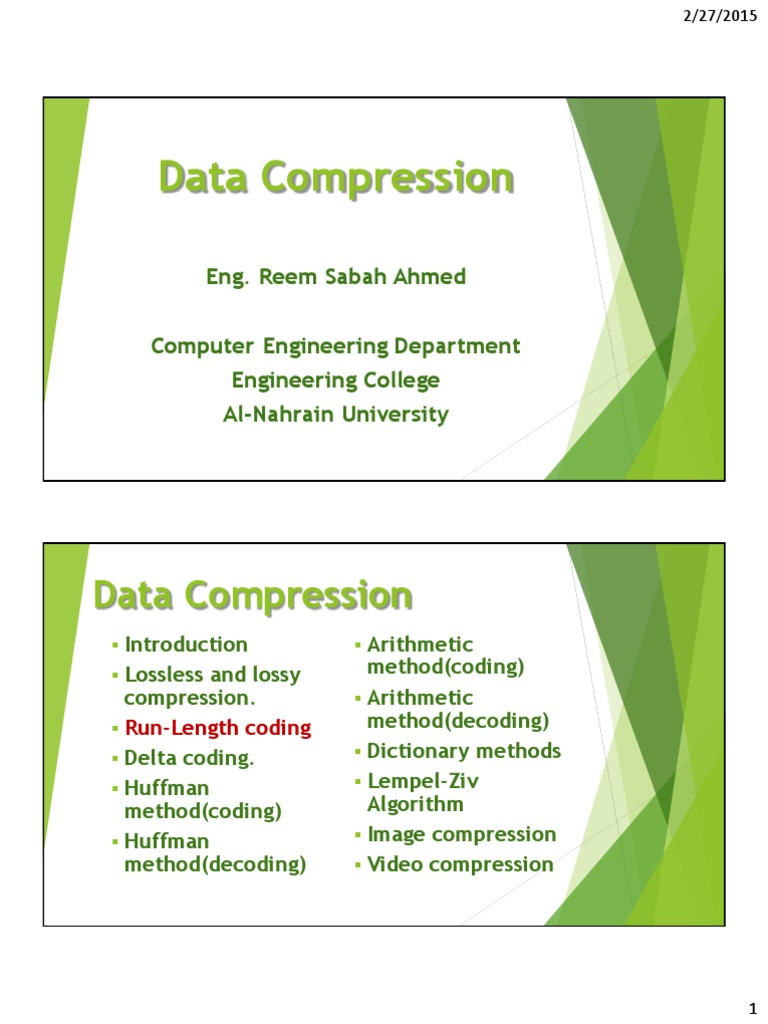 Run Length Coding | PDF | Data Compression | Code