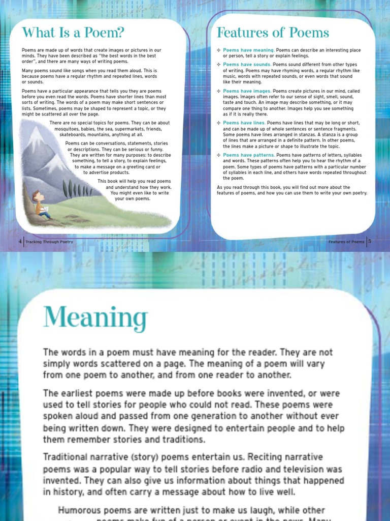 Poem | Download Free PDF | Poetry