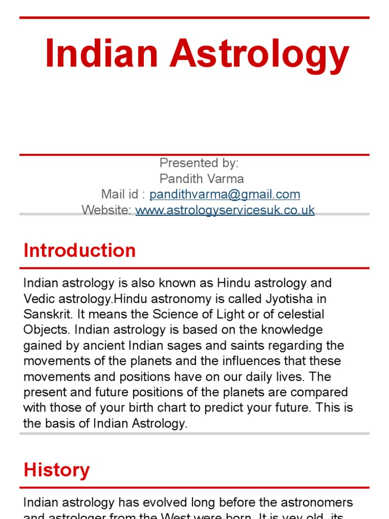 Indian Astrology | PDF | Planets In Astrology | Hindu Astrology