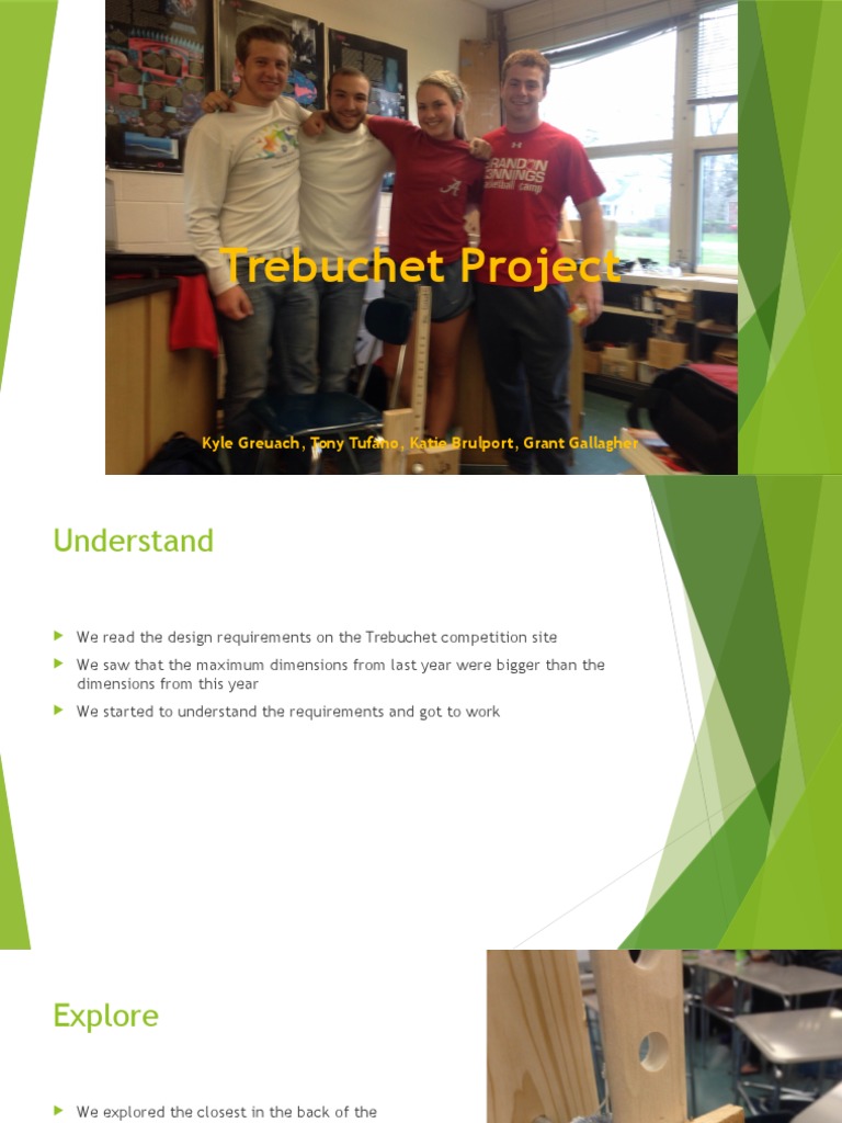 Trebuchet Project | PDF | Teaching Methods & Materials | Home & Garden