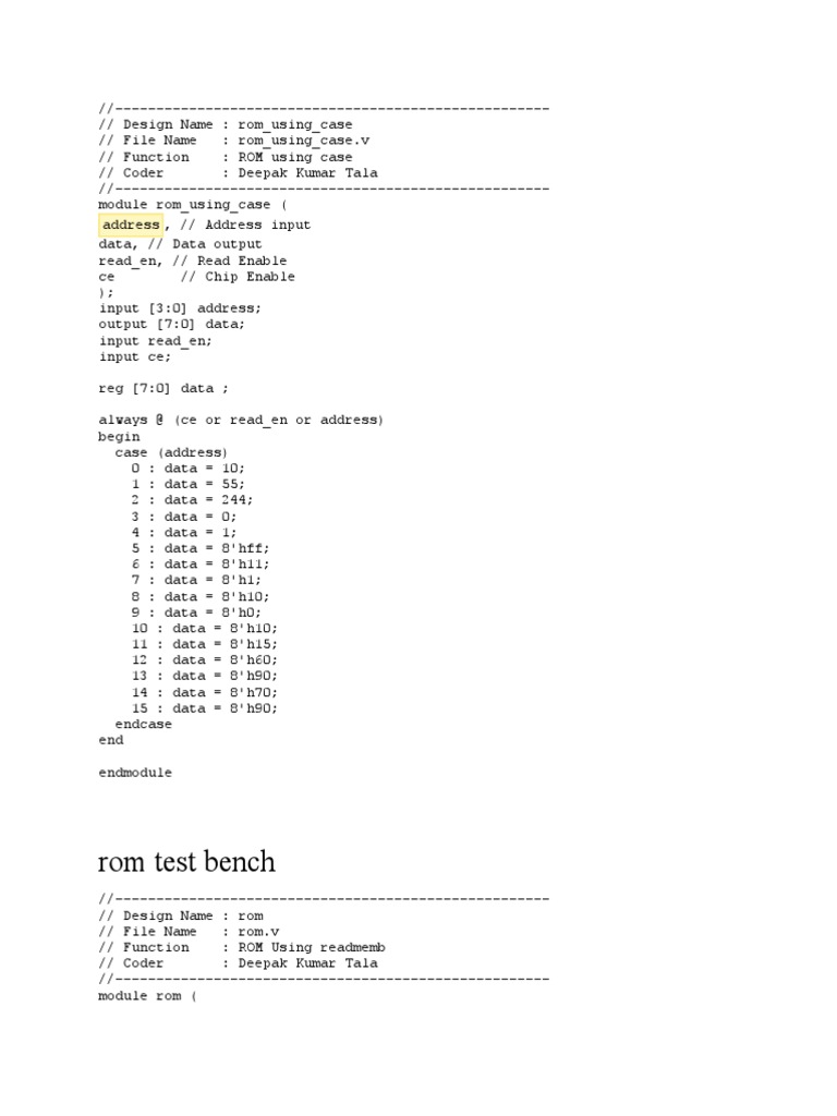 Verilog Codes | PDF | Electrical Connector | Usb
