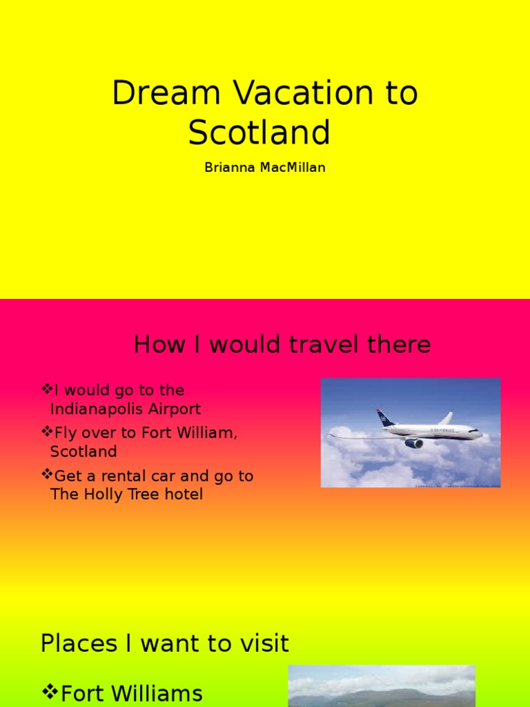 Dream Vacation | PDF