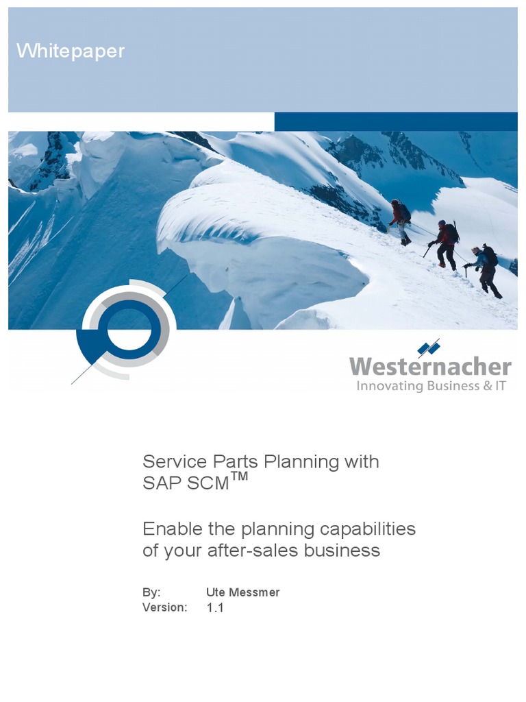 SAP Service Parts Planning (SPP) - Whitepaper - EN | Download Free PDF ...