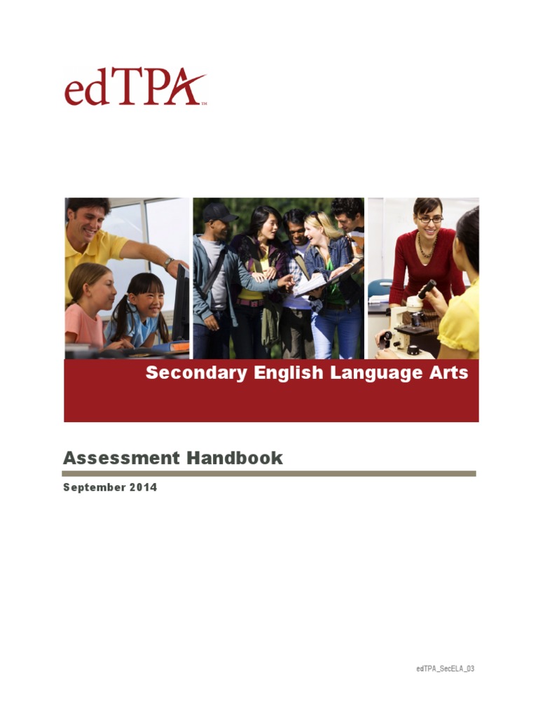 EdTPA Secondary English Language Arts | PDF | Educational Assessment ...