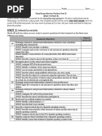 Final Exam Review Packet - SPANISH 1 (Compiled Version) | PDF ...