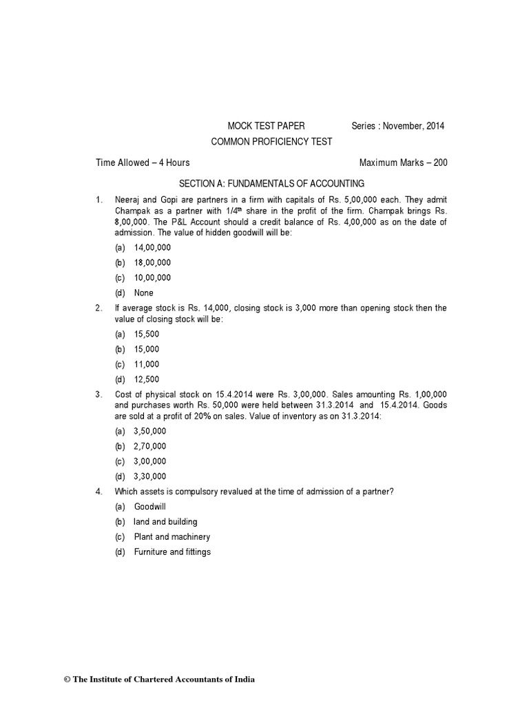 CPT Mock Question | PDF | Monopoly | Demand