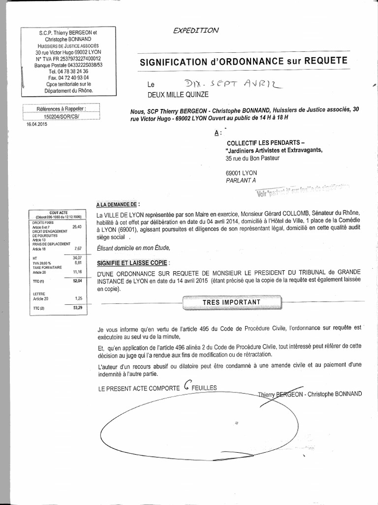 Ordonnance Sur Requête | PDF