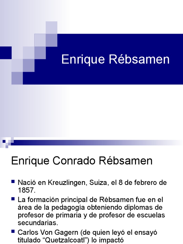 Enrique Rebsamen | PDF