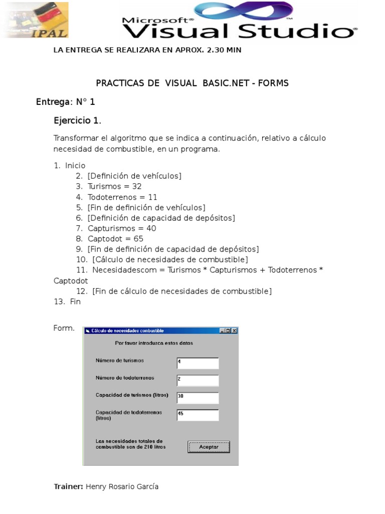 Practicas de Visual Basic | PDF | Negocios | Informática